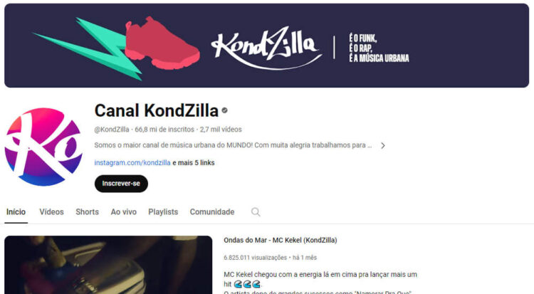 Top 10 maiores canais do YouTube Brasil 2025 - Top 10 AZ